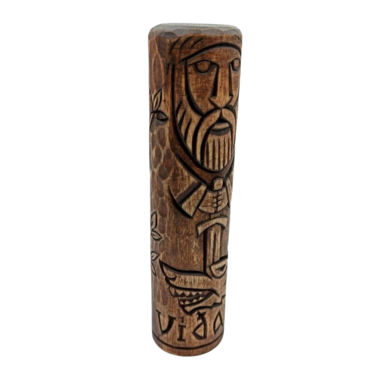 Vidar wooden figure Norse pagan statue Viking decor – WikkedKnot jewelry