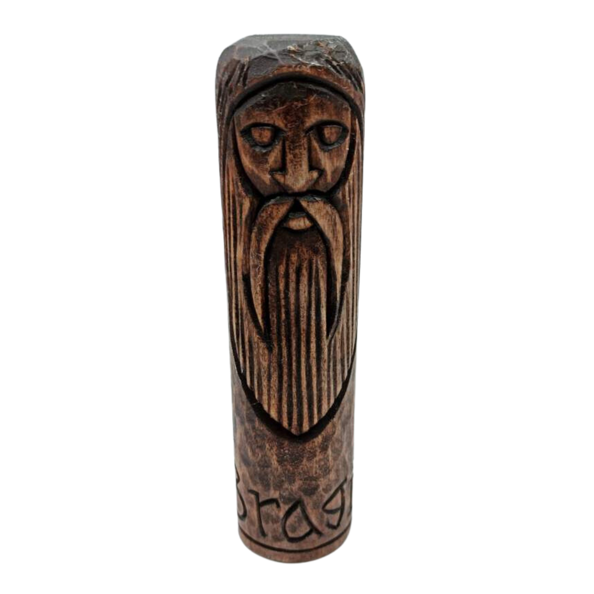 Bragi wooden statue norse mythology decor pagan altar – WikkedKnot jewelry