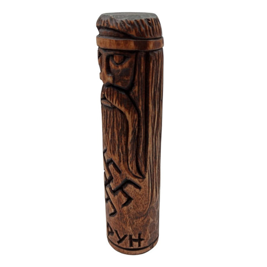 Perun god wooden statue Slavic mythology art – WikkedKnot jewelry