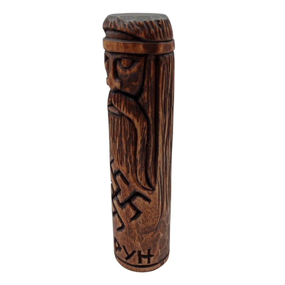 Perun god wooden statue Slavic mythology art – WikkedKnot jewelry